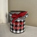 Farmhouse BUFFALO PLAID CHRISTMAS / Holiday Milk Can Decor / - Etsy