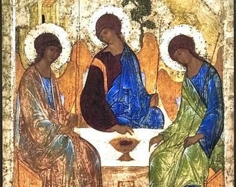 Rublev Holy Trinity Icon - Etsy