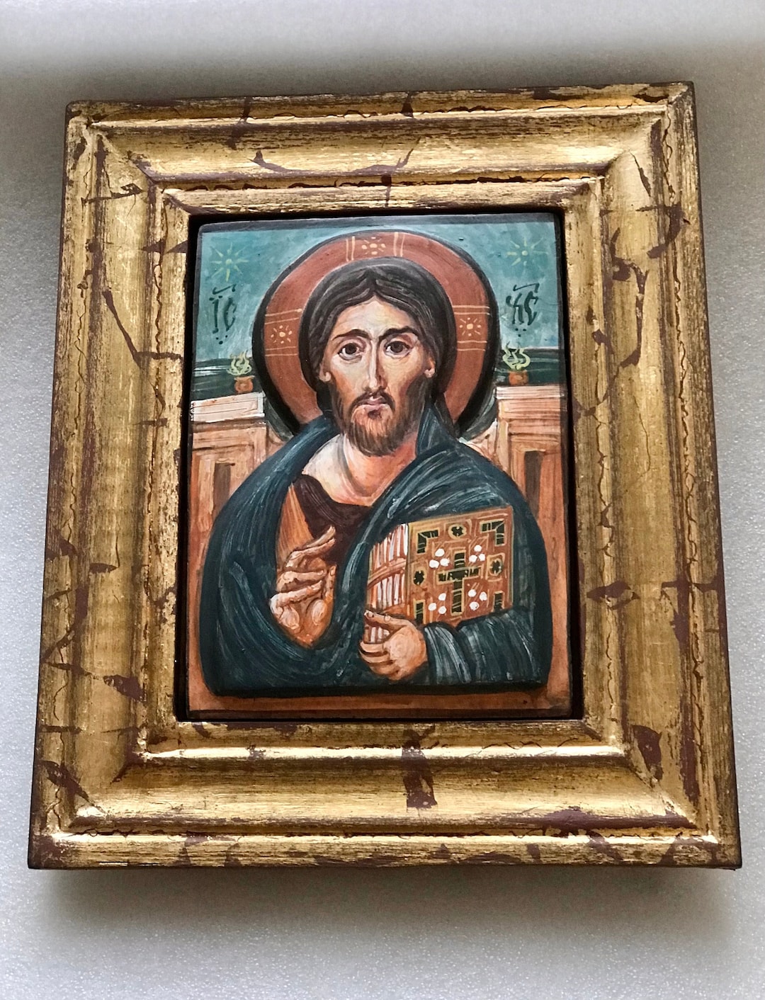 Icon of Jesus Christ. Christ Pantocrator. Sinai Savior. Monastery of St ...