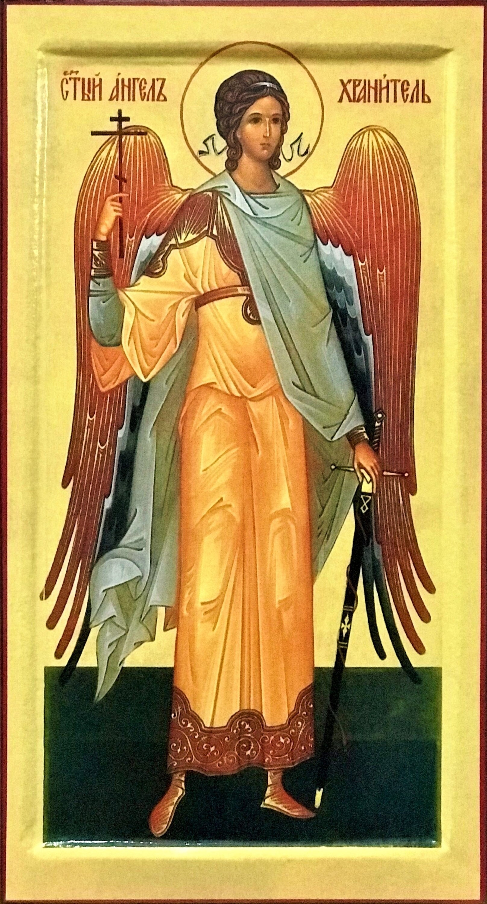 Icon of the Guardian Angel. Icon for the Temple. Wall Decor. - Etsy