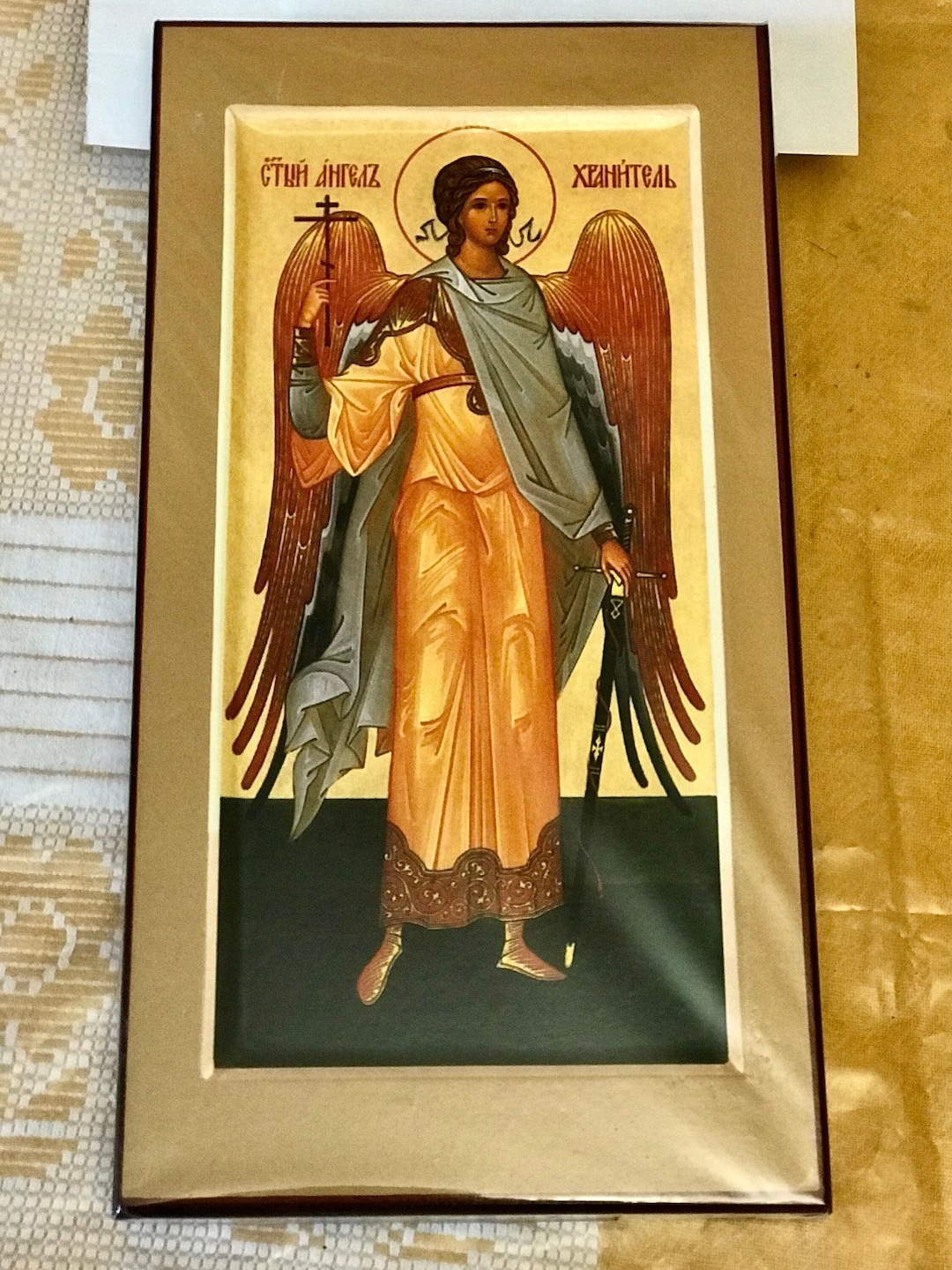 Icon of the Guardian Angel. Icon for the Temple. Wall Decoration. Icon ...
