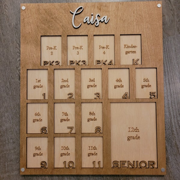 School Picture Frame - Etsy