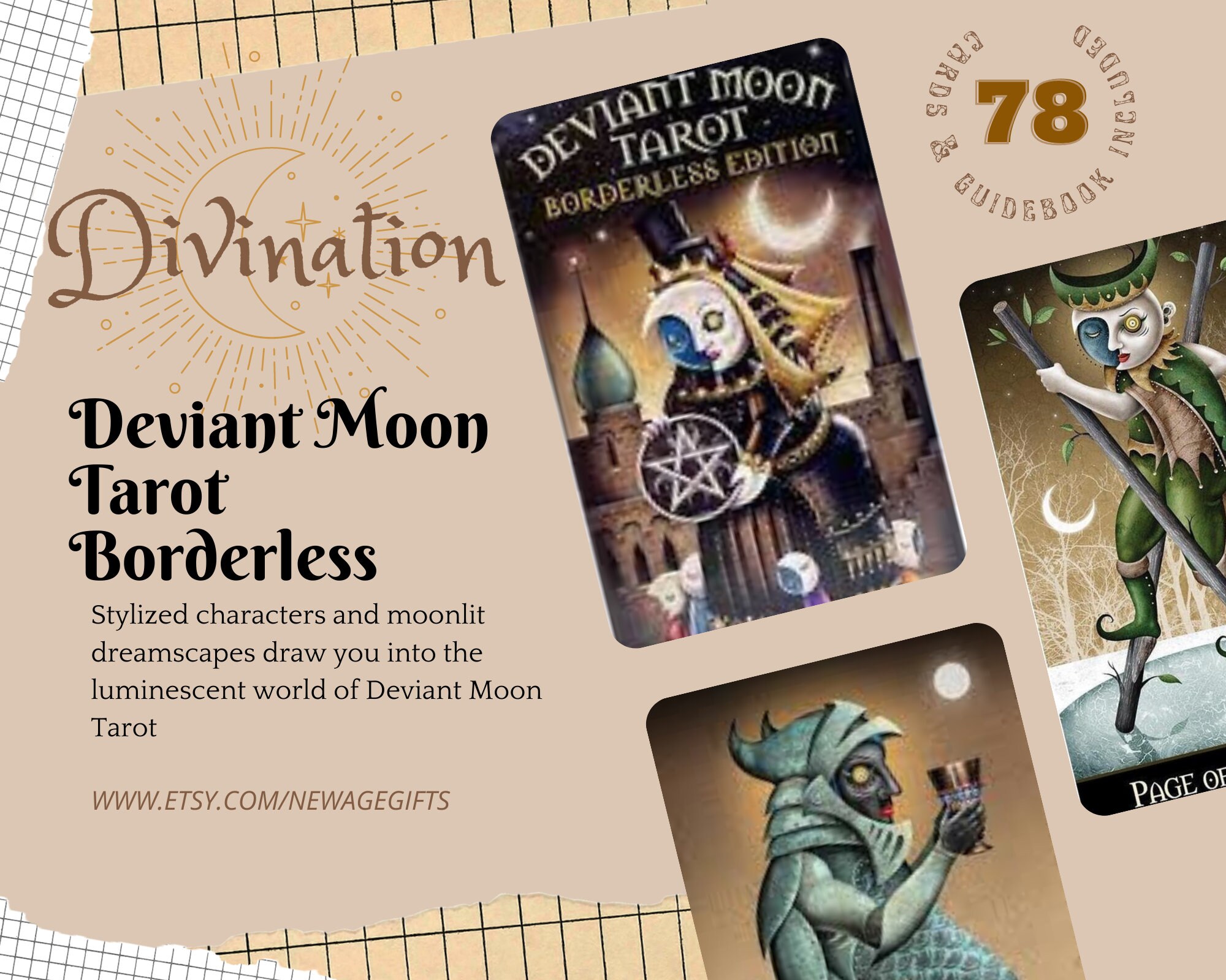 Deviant Moon Tarot Borderless