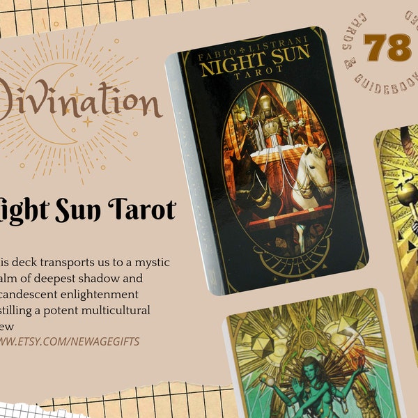 Night Sun Tarot Deck - Etsy
