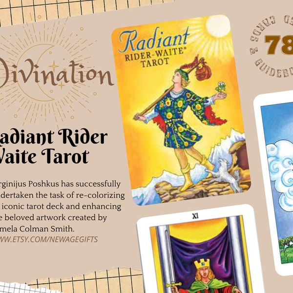 Radiant Rider Waite Tarot - Etsy