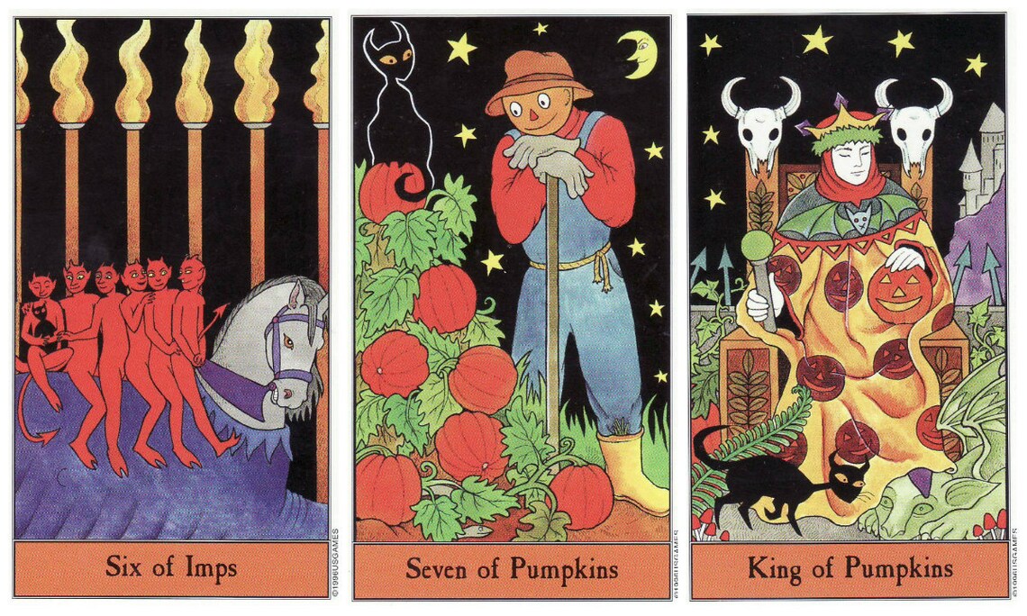 Halloween Tarot by Kipling & West | Etsy