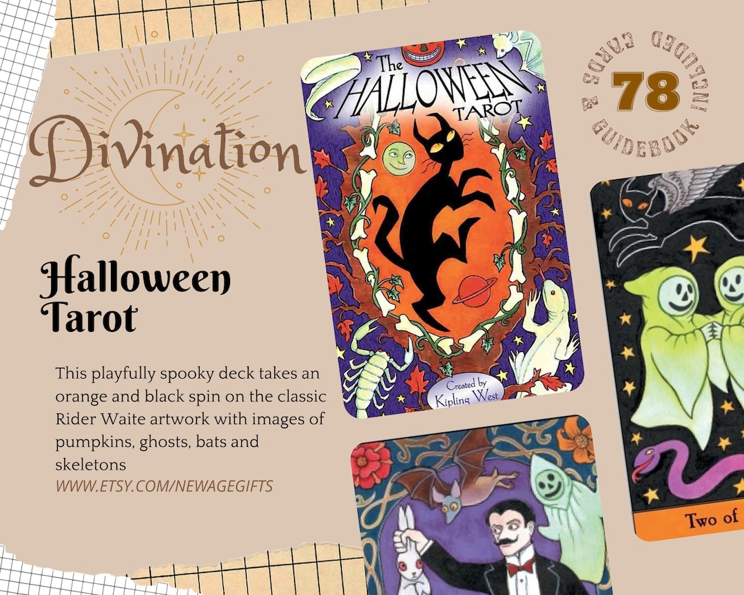 Halloween Tarot by Kipling & West - Etsy