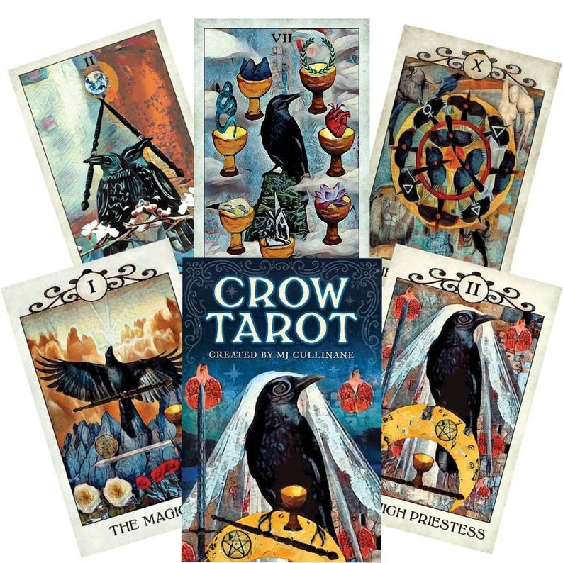Crow Tarot Deck by MJ Cullinane - Etsy