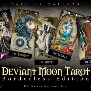 Deviant Moon Tarot borderless by Patrick Valenza - Etsy