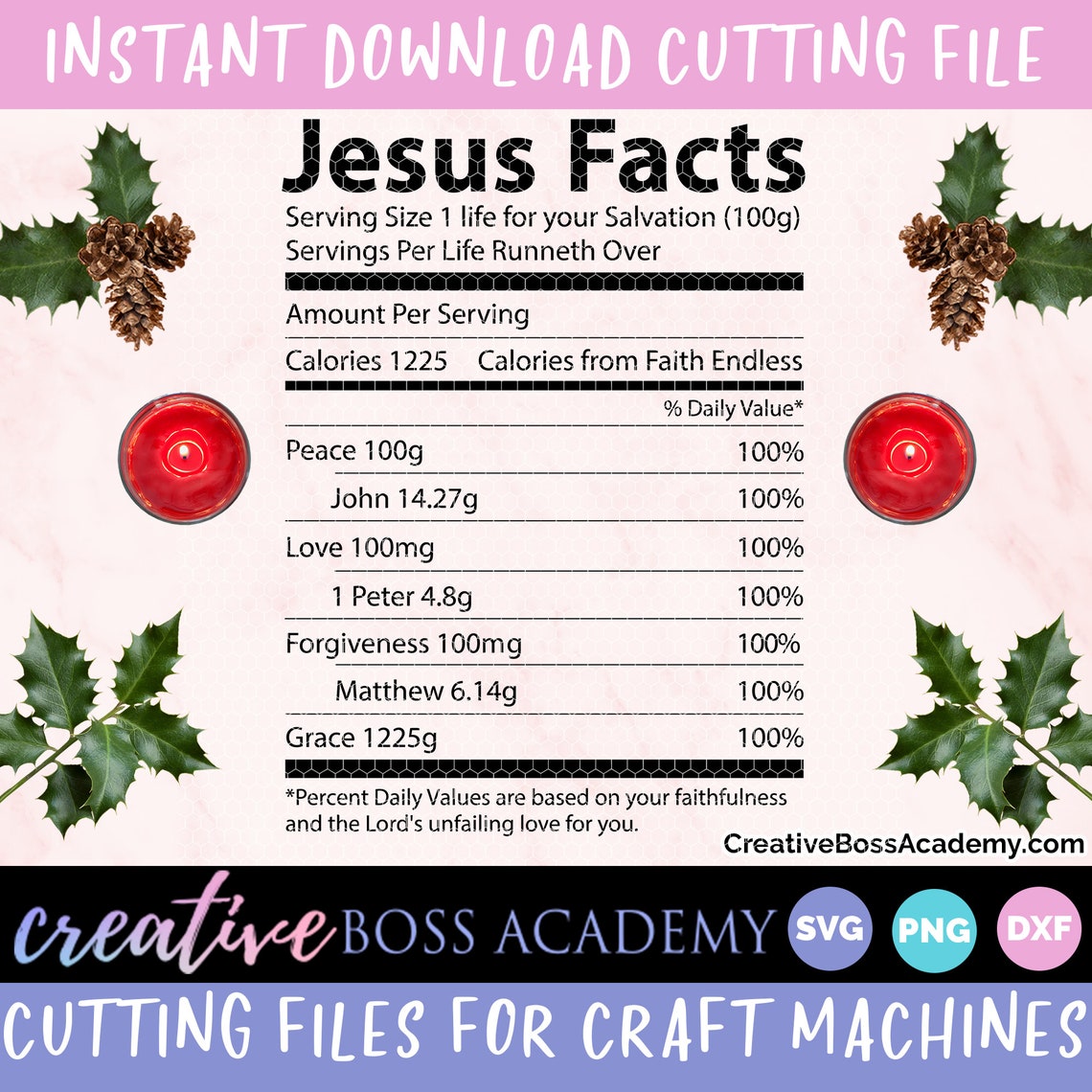 Jesus Facts SVG Christian Shirt Design Christian Facts - Etsy