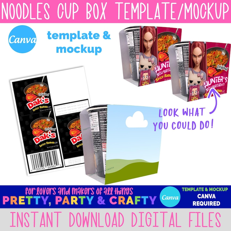 Huntrix Ramen Cups - Etsy