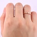 Minimalist Diamond Stackable Ring Moissanite Resizable Ring - Etsy