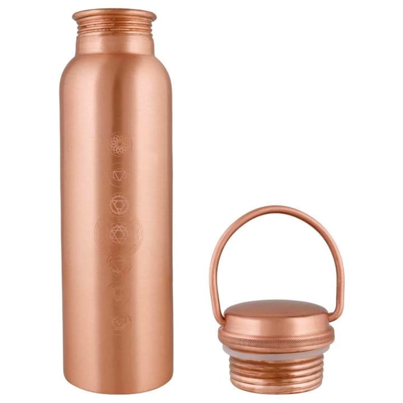 Chakra Tamba Water Bottle by Shakti Warrior 100% Copper - Etsy