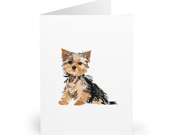 Yorkie Thank You Cards - Etsy
