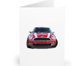 Mini Cooper Card | Etsy