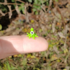 Teeny Tiny Micro Alien Octopus for Terrarium and Miniature Fairy ...