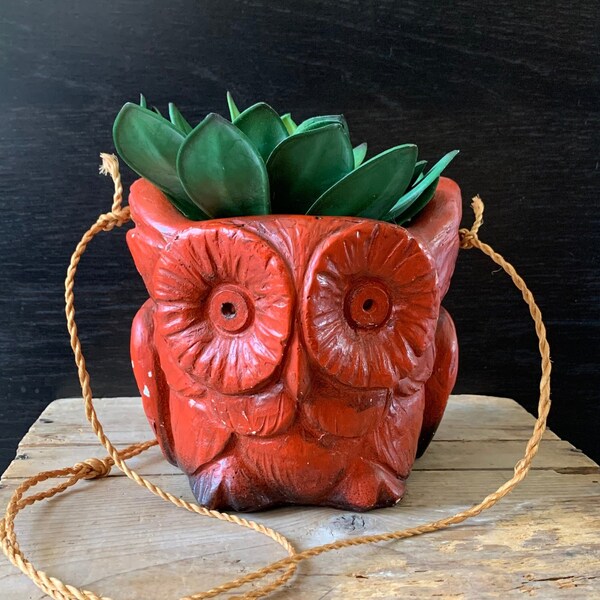 Owl Planter - Etsy