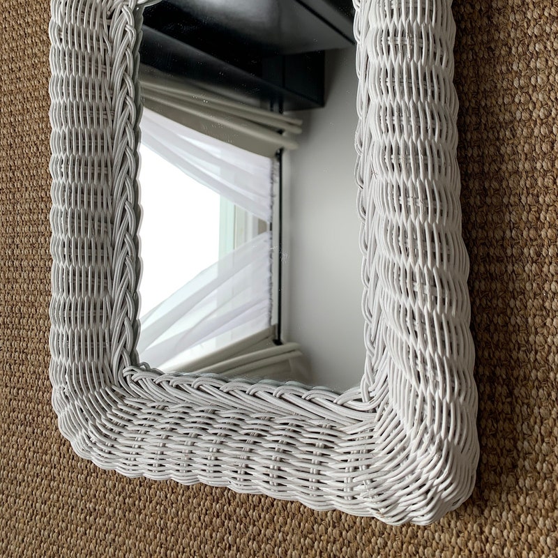 Wicker Mirror - Etsy
