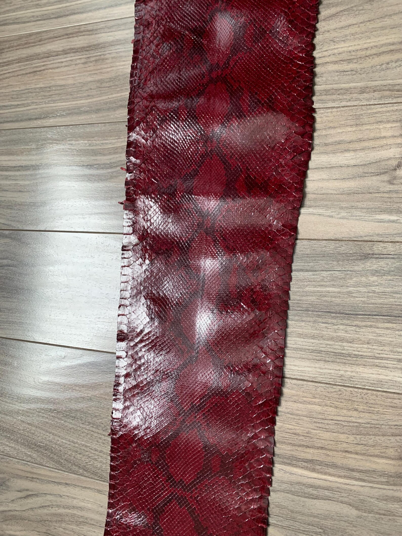 Authentic Italian Python Snakeskin Hides From Milan Italy, Natural ...