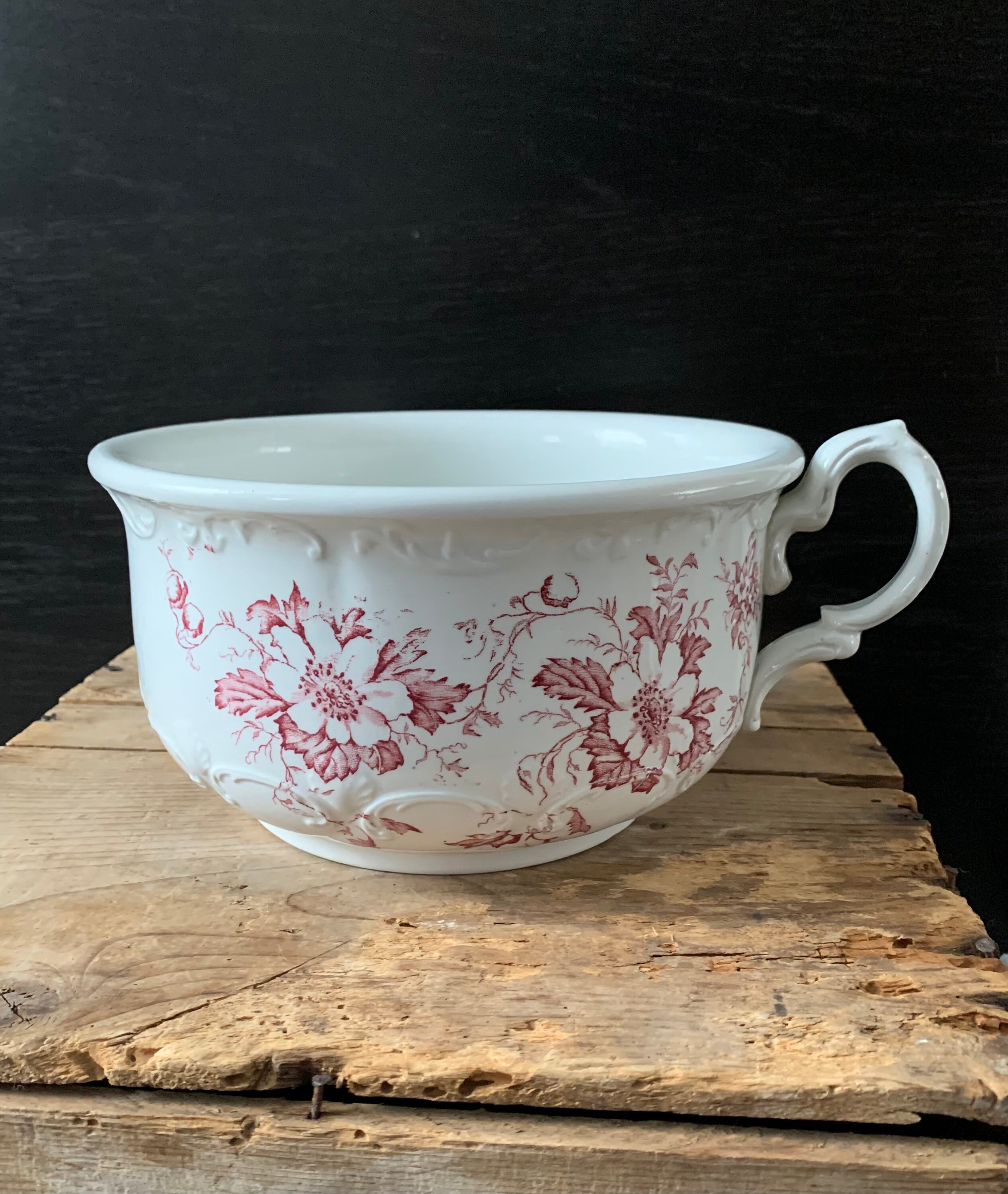 Antique Chamber Pot Stunning nancy by Colonial Pottery - Etsy