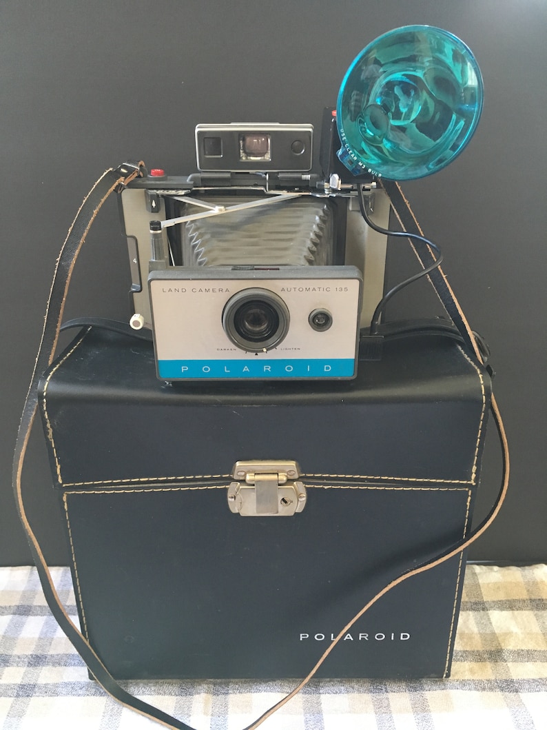 RARE Polaroid Land Camera Automatic 135, Vintage Folding Camera With ...
