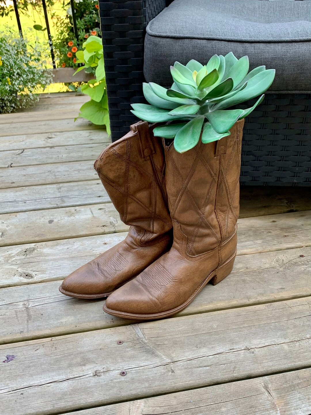 Resin Cowboy Boots Statue, Western Decor, Decorative Cowboy Boots ...
