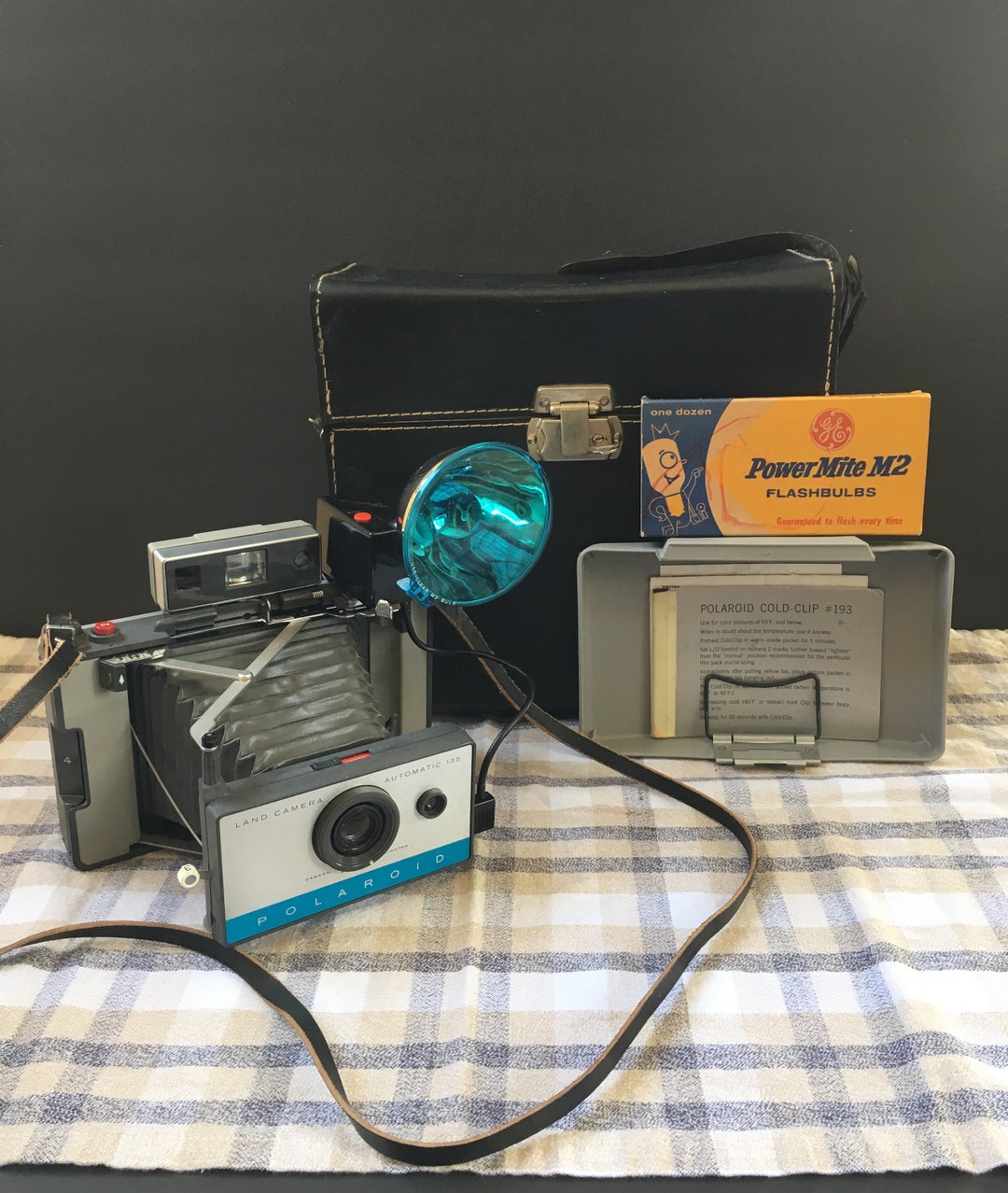 RARE Polaroid Land Camera Automatic 135, Vintage Folding Camera With ...