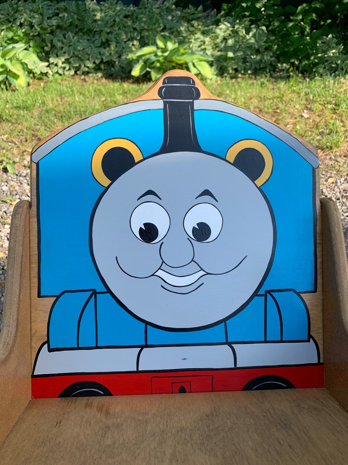 THOMAS THE TRAIN Wood Rocking Chair Toddler Rocking Chair | Etsy