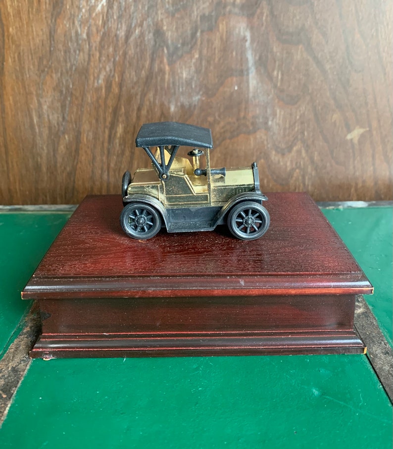 Vintage Playing Card Box - Antique Car Card Box Holds 2 Decks of New ...