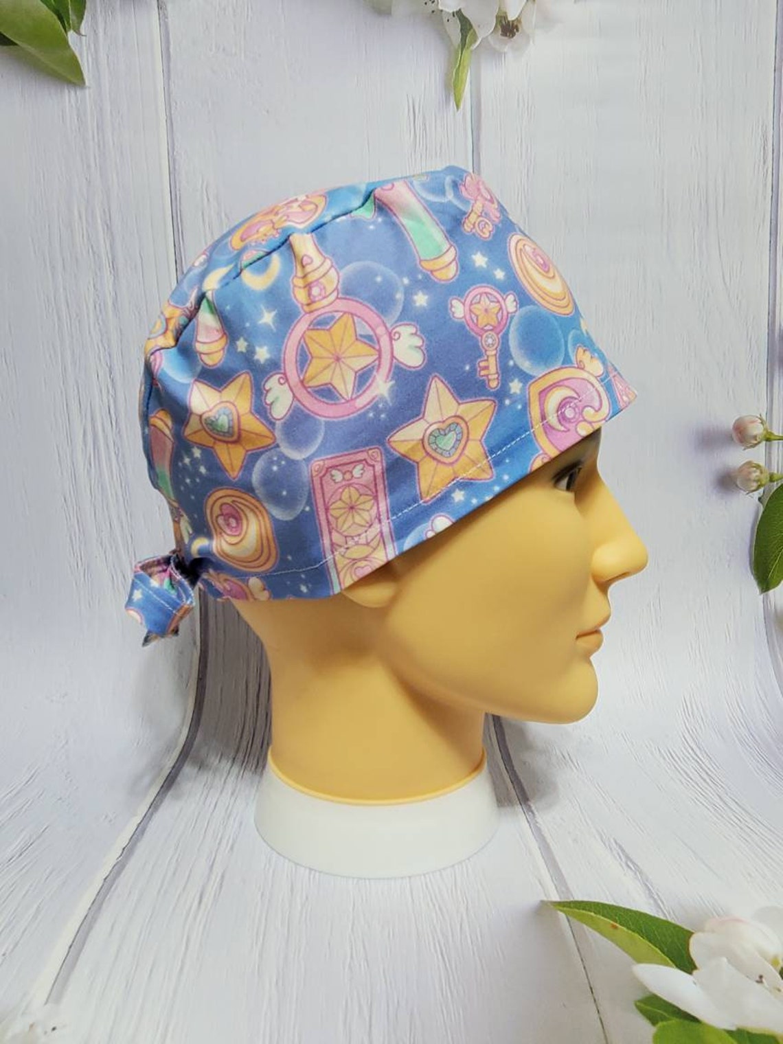 Short Hair Surgical Moon Caps men Women Pretty Soldier Doctor | Etsy