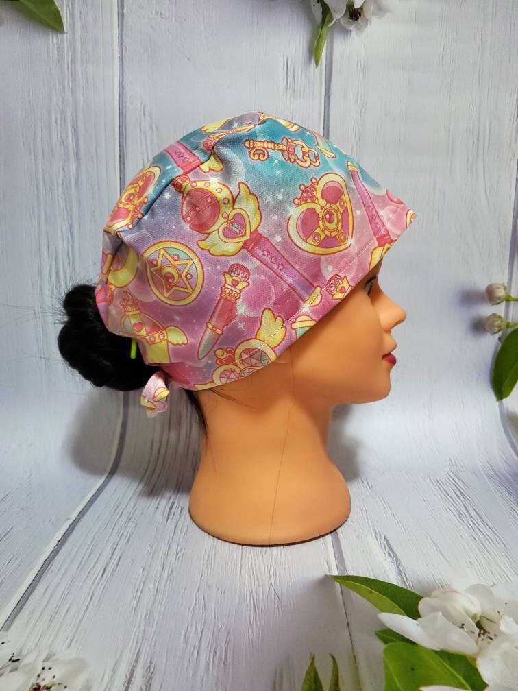 Short Hair Surgical Moon Caps men Women Pretty Soldier Doctor | Etsy