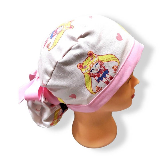 Variety Moon Pastel Surgical Scrub Cap Doctor Nurse | Etsy