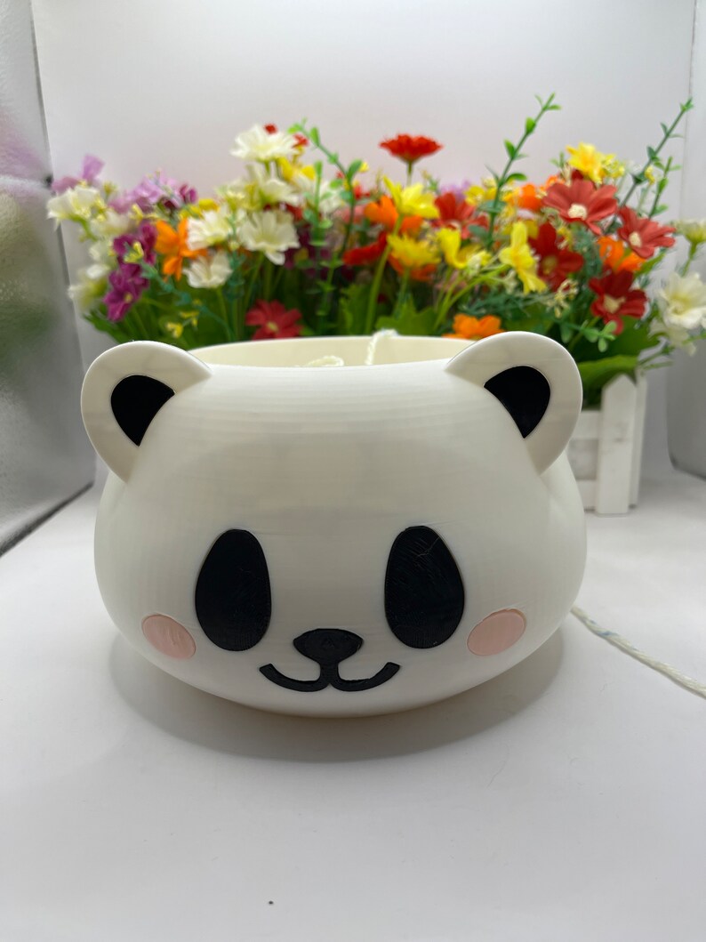 Panda Yarn Bowl | 3D Printed | High Quality Sturdy Yarn Accessory ...