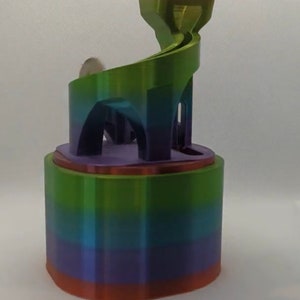 Sliding Coin Bank 3D Printed Coin Bank With Slide - Etsy