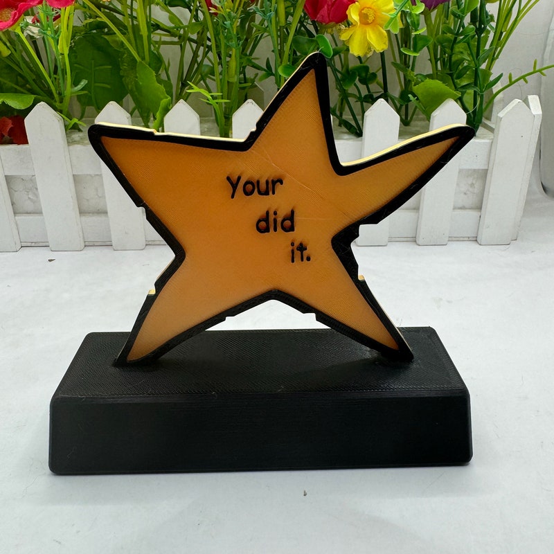 You Did It Gold Star - Etsy