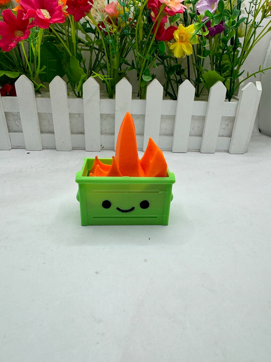 Dumpster Fire | 3D Printed | Desktop Display - Office Decor - Desk ...
