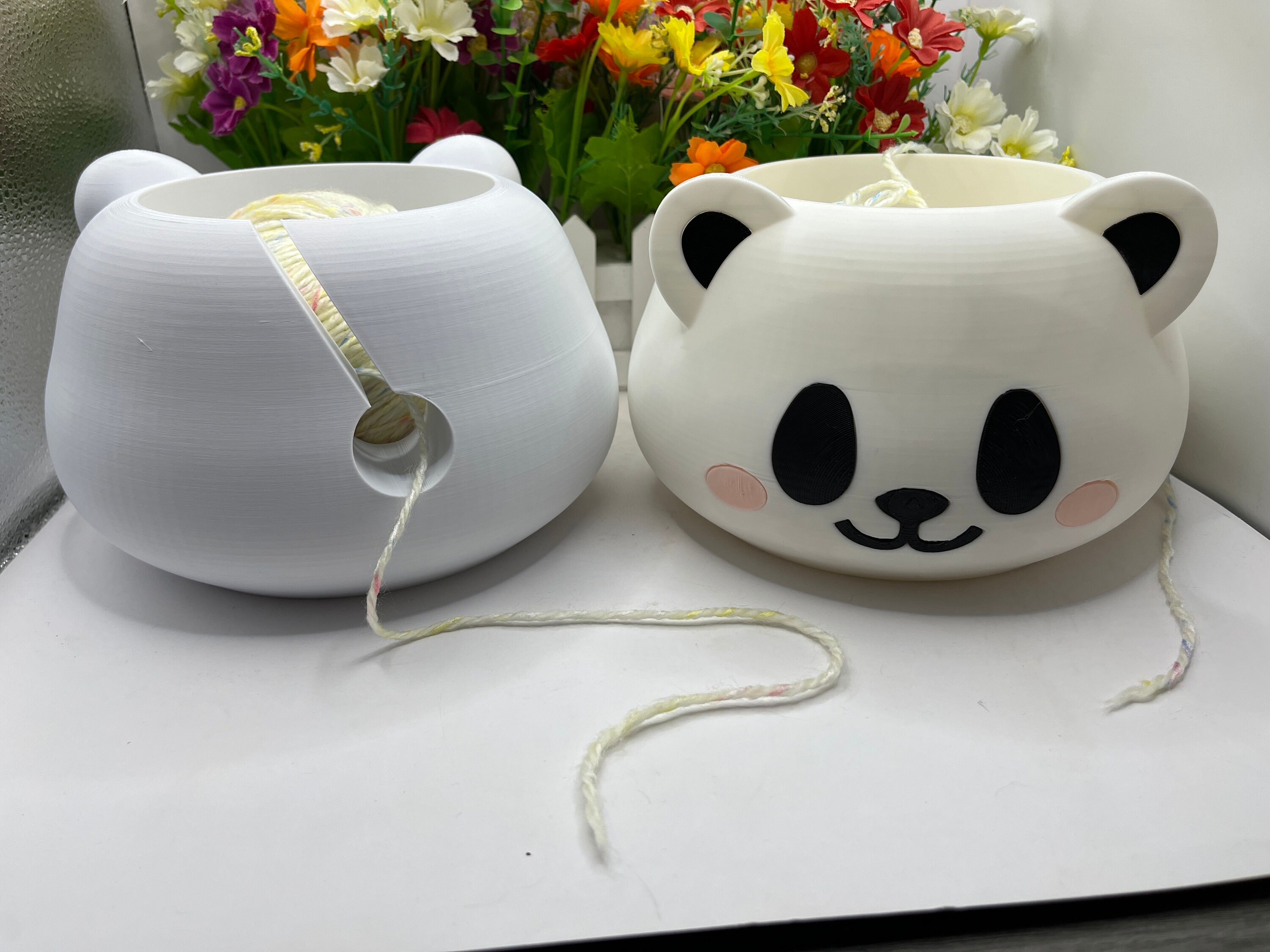 Panda Yarn Bowl | 3D Printed | High Quality Sturdy Yarn Accessory ...