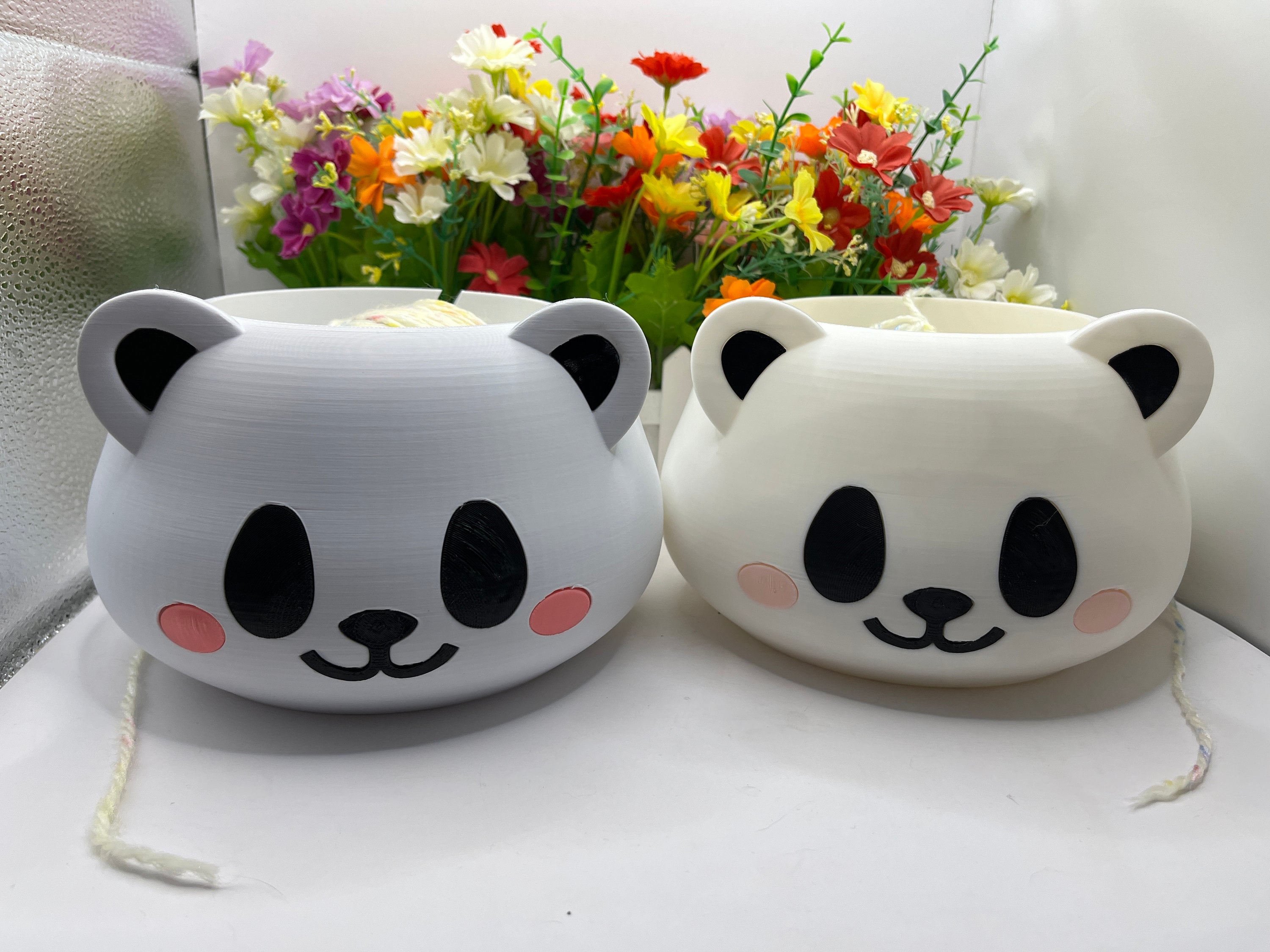 Panda Yarn Bowl | 3D Printed | High Quality Sturdy Yarn Accessory ...