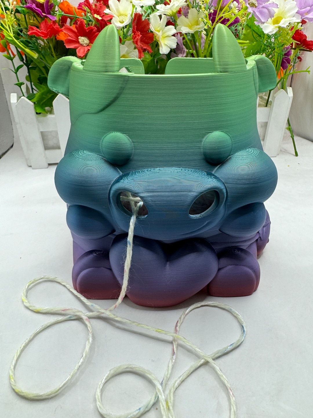 Cow Yarn Bowl | 3D Printed | High Quality Sturdy Yarn Accessory ...