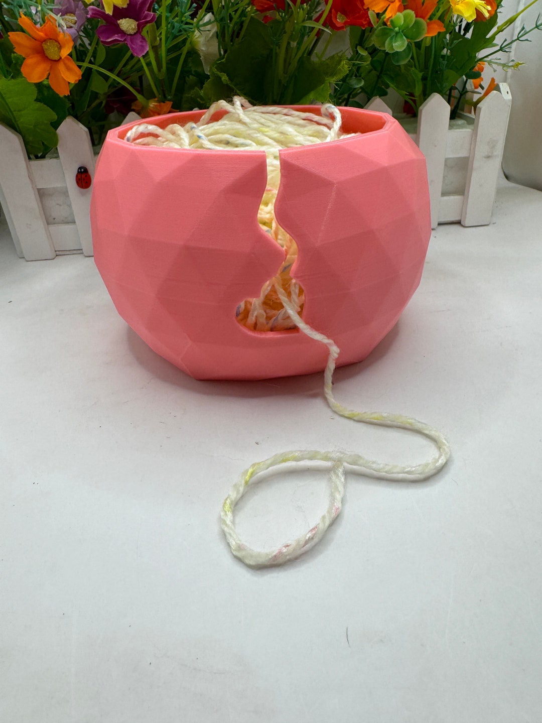 Heart Yarn Bowl | 3D Printed | High Quality Sturdy Yarn Accessory ...