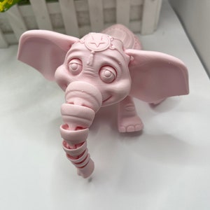 Flexi Elephant | 3D Printed | Fidget Toy - Stress Toy - Desk Toy ...
