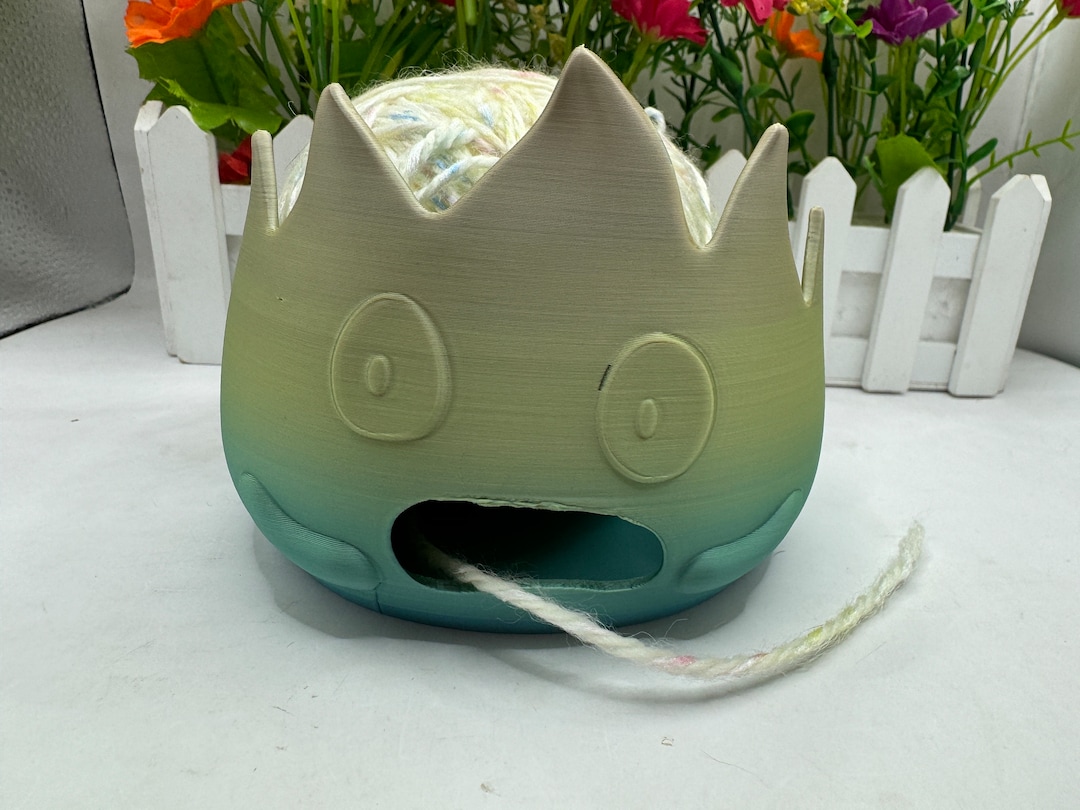 Calcifer Yarn Bowl | 3d Printed | Yarn Accessory - Knitting - Crochet ...