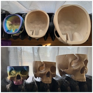 Skull Yarn Bowl | 3D Printed | Yarn - Knitting, Crochet Accessories - Etsy