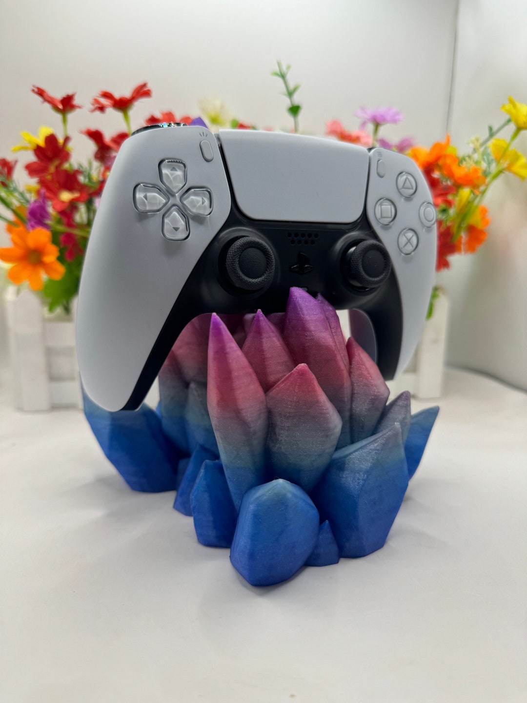 Crystal Controller Holder - Stand | 3D Printed | Controller Accessories ...