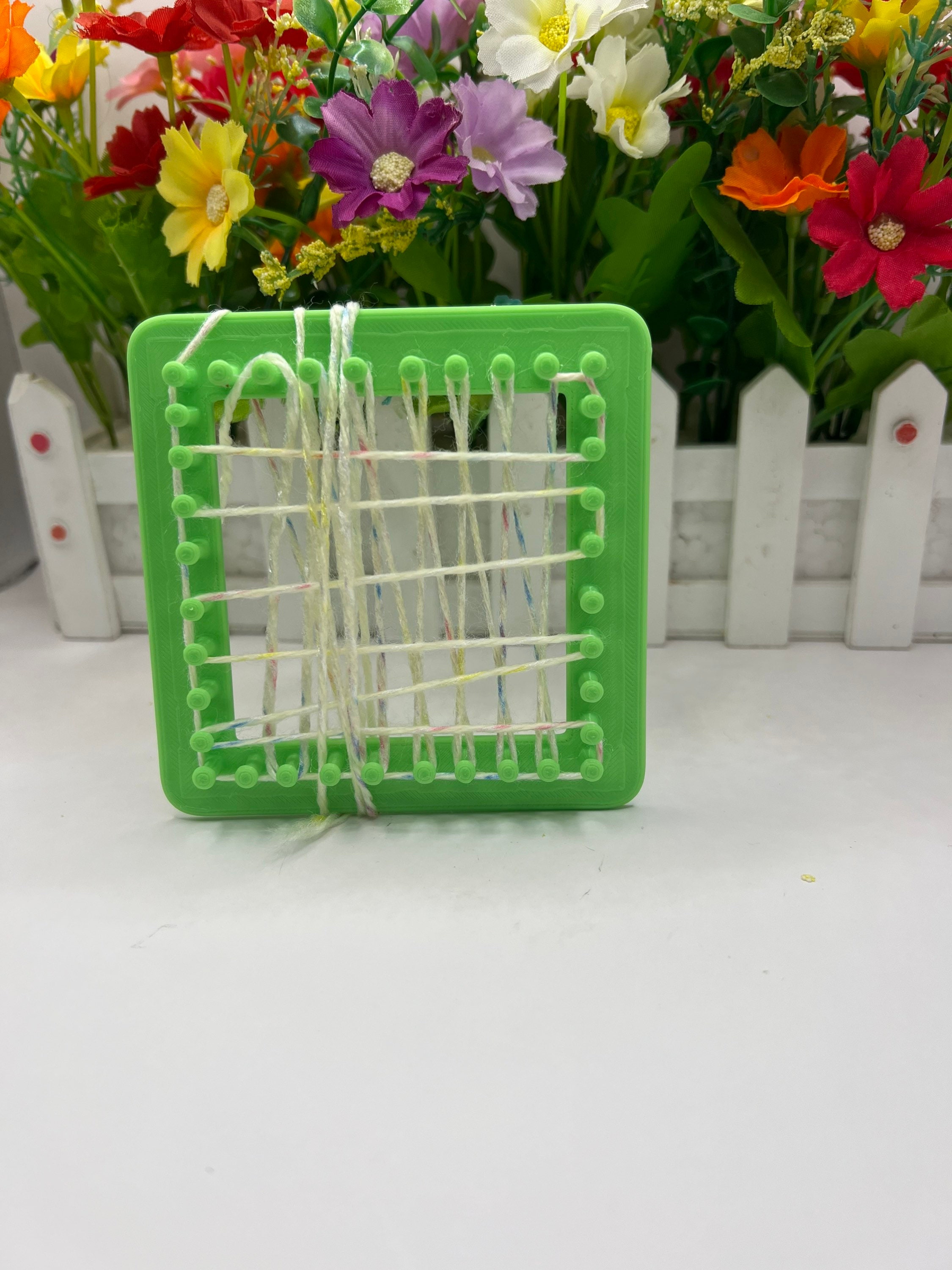 Square Loom Board | 3D Printed | Weaving Hobby | Weaving DIY - Sturdy ...