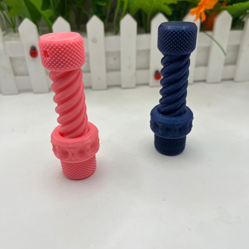 3d Printed Fidget Bolts - Etsy