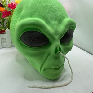 Alien Yarn Bowl With Tool Holes | 3D Printed | Alien Head Yarn Bowl ...