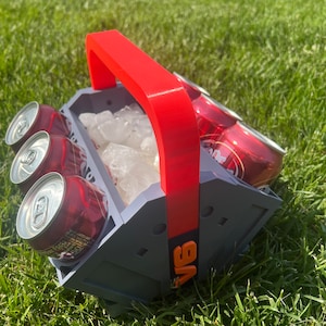 V6 Engine Ice Block | 3D Printed | Can Cooler - 6 Can + Ice Cooler ...