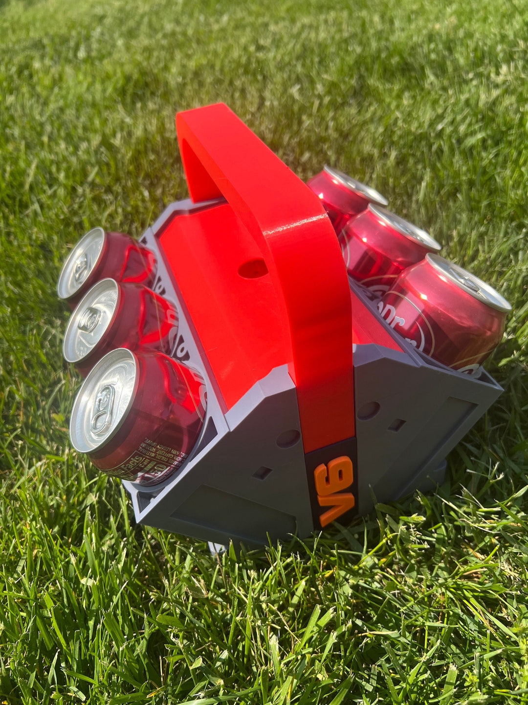 V6 Engine Ice Block | 3D Printed | Can Cooler - 6 Can + Ice Cooler ...