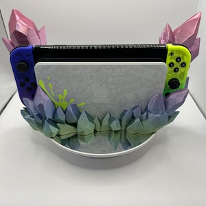 Crystal Nintendo Switch Dock | 3d Printed | Nintendo Switch Accessory ...